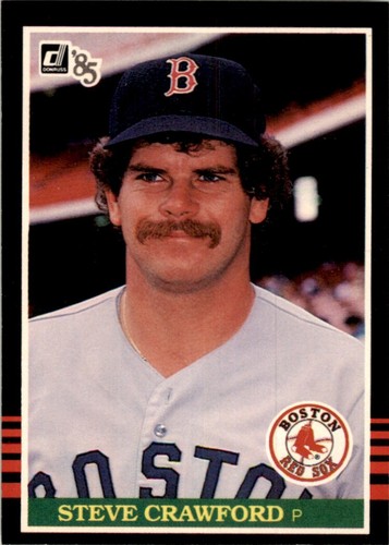 1985 Donruss Steve Crawford 100 Baseball Cards #395 | eBay