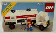 LEGO 6696 Exxon Fuel Tanker Instructions and Parts List