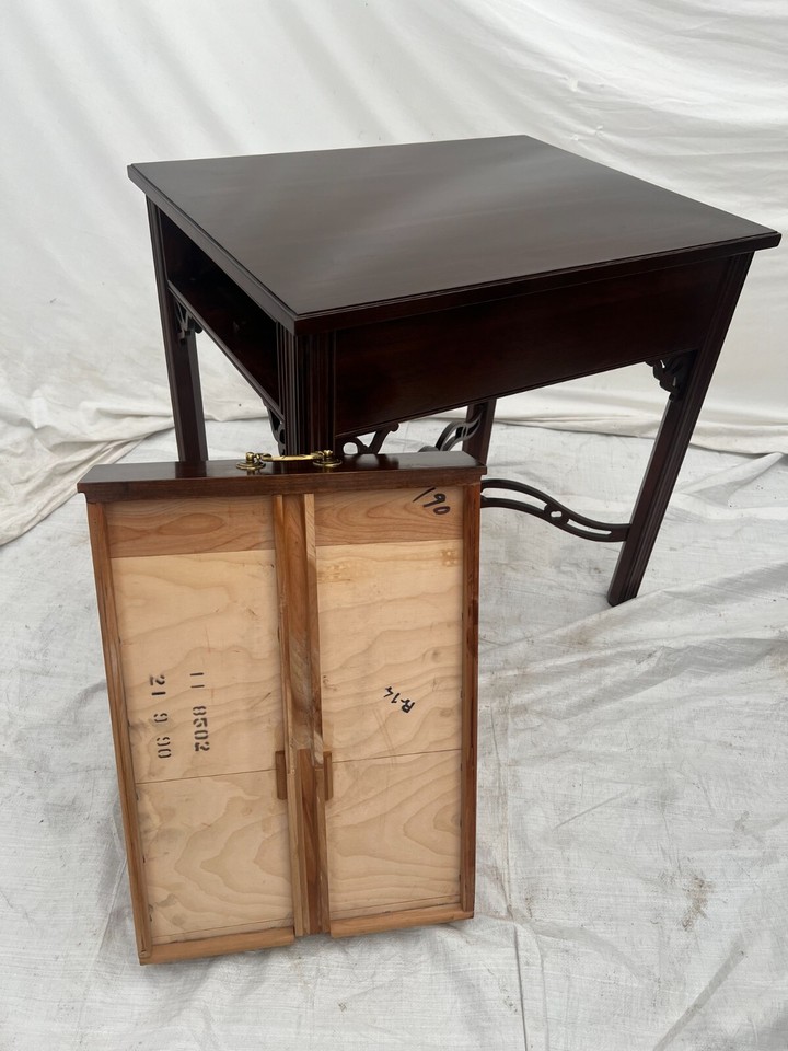 Ethan Allen Side Table Nightstand Victorian Style Dovetail Drawer ...