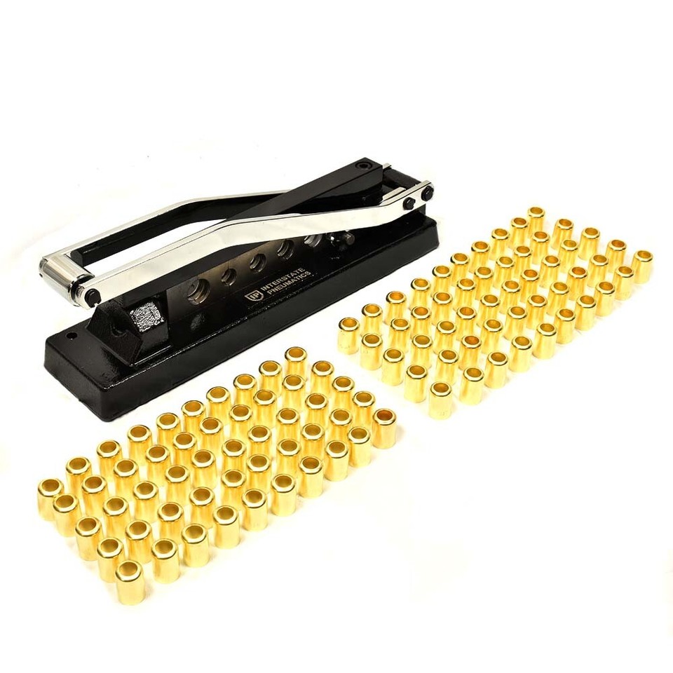 Heavy Duty Bench Hose Ferrule Crimper Crimping Tool 5 Dies W 50 ...