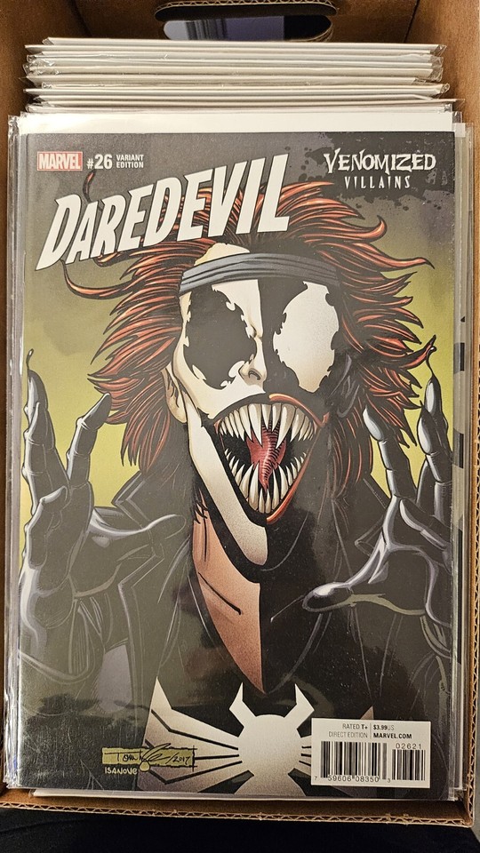 DAREDEVIL #26 TYPHOID MARY VENOMIZED VARIANT 1ST PRINT MARVEL COMICS ...