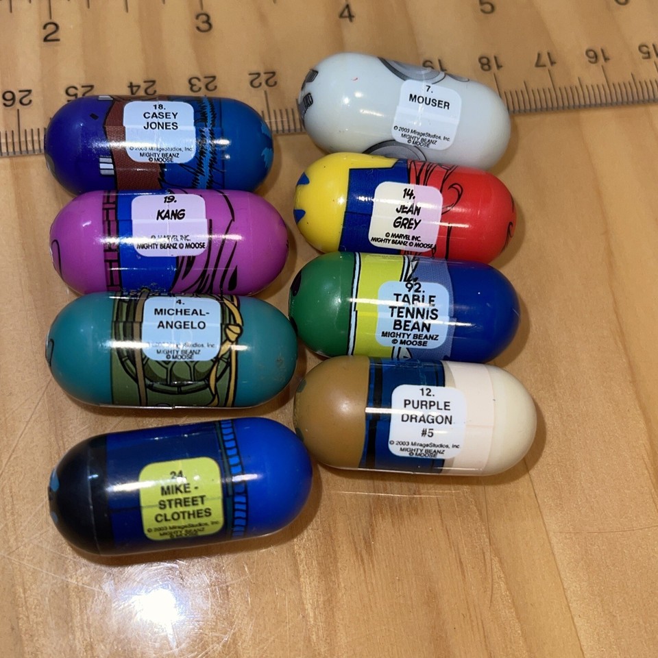 The Mighty Beanz Beans Monsters Lot of 8 Collectible Toy 2003 | eBay