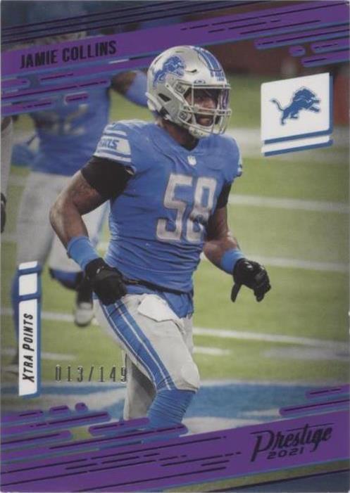 2021 Panini Prestige - Jamie Collins #51 Xtra Points Purple /149 for ...