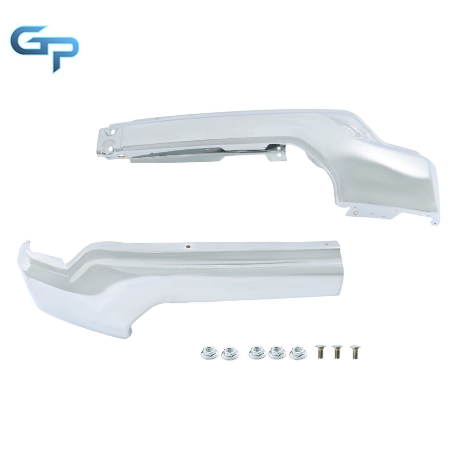Steel Split Front Bumper For GMC Sierra 1500 2019-2021 Chrome W/o ...