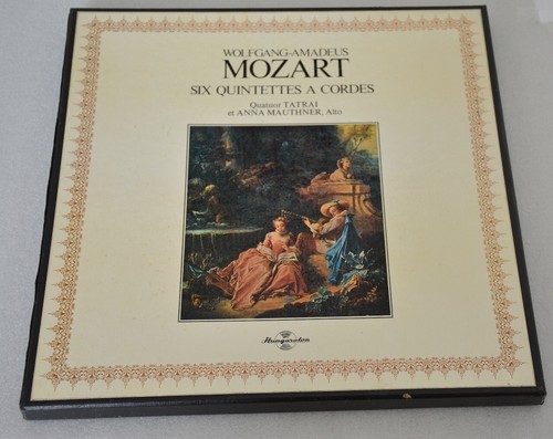Mozart - Six quintettes à cordes quatuor Tatrai - Coffret 3 x 33 tours ...