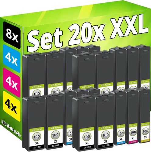 20 Ink Cartridge for Lexmark 100-XL S505 Pro901 Pro805 Pro705 Pro205 ...