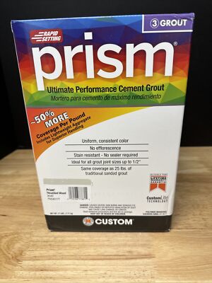 Prism #115 Platinum 17 Lb. Ultimate Performance Rapid Setting Grout | eBay