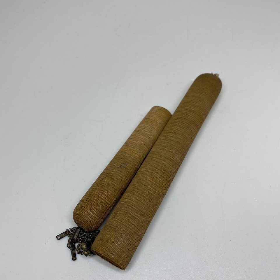 Rare Japanese Antique Edo Kiseru Smoking Pipe with Wirework Holder From ...