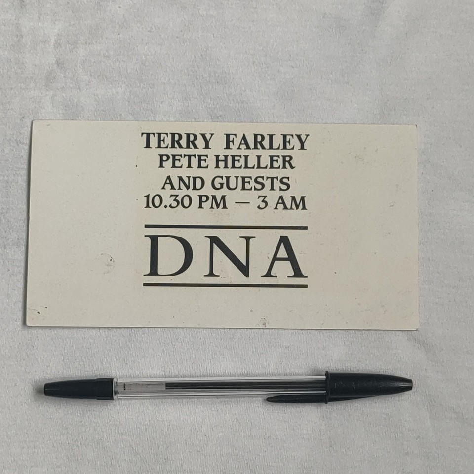 Rave Flyer - DNA invite - Rave Flyers, Old Skool, Acid House | eBay