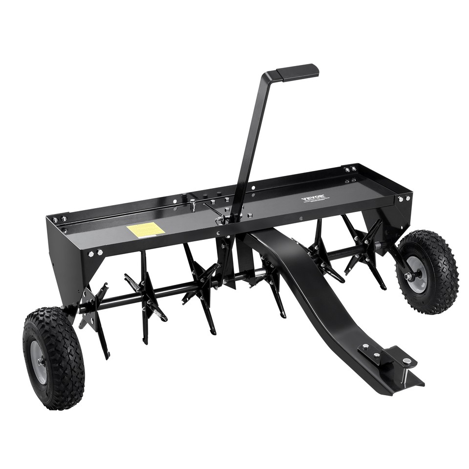 VEVOR 40-Inch Tow Behind Plug Aerator with Universal Hitch Lawn Aerator Behind | eBay