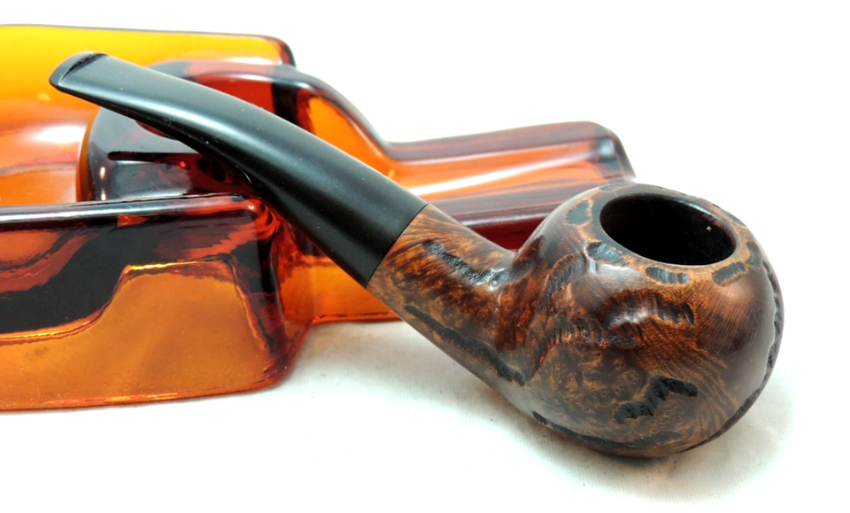 Vintage Rogers "Rarity" Beautiful Rusticated Author Shape Estate Pipe ...