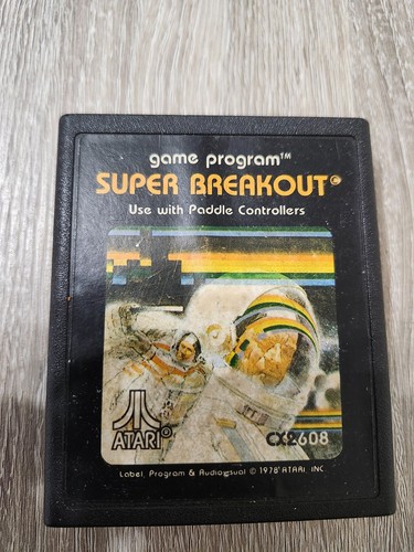 Super Breakout Atari 2600 Break Out 1978 - 1981 use with paddle control ...