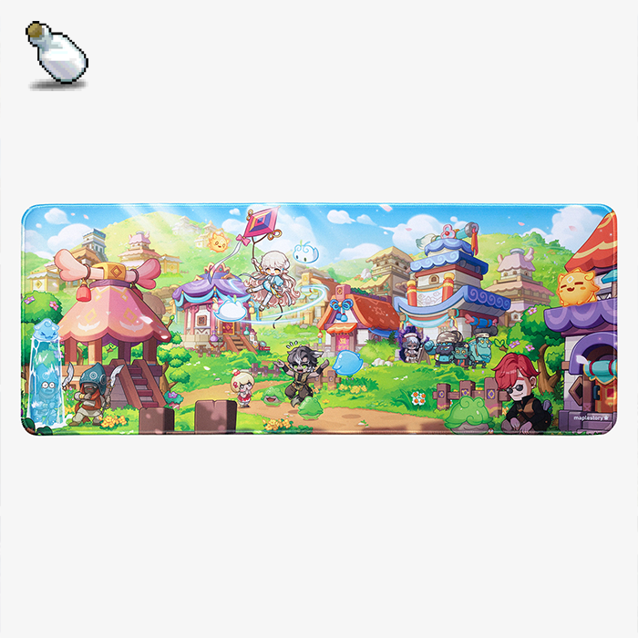 MapleStory Maple Story NEXON OFFICIAL Desk Mat Long Mouse Pad | eBay