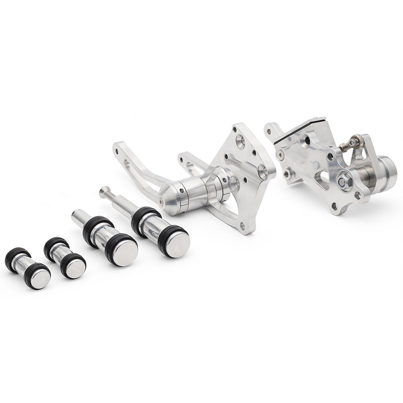 Polished 3" Forward Controls for Harley Softail 2000-2017 Fatboy Deluxe ...