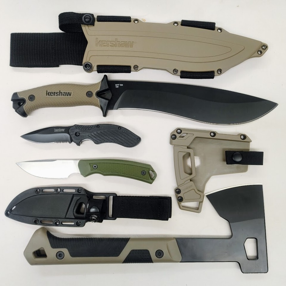 Kershaw Knives, Clash, Kukri Machete & Axe, Deschutes, Camp 10 (Lot 111 ...