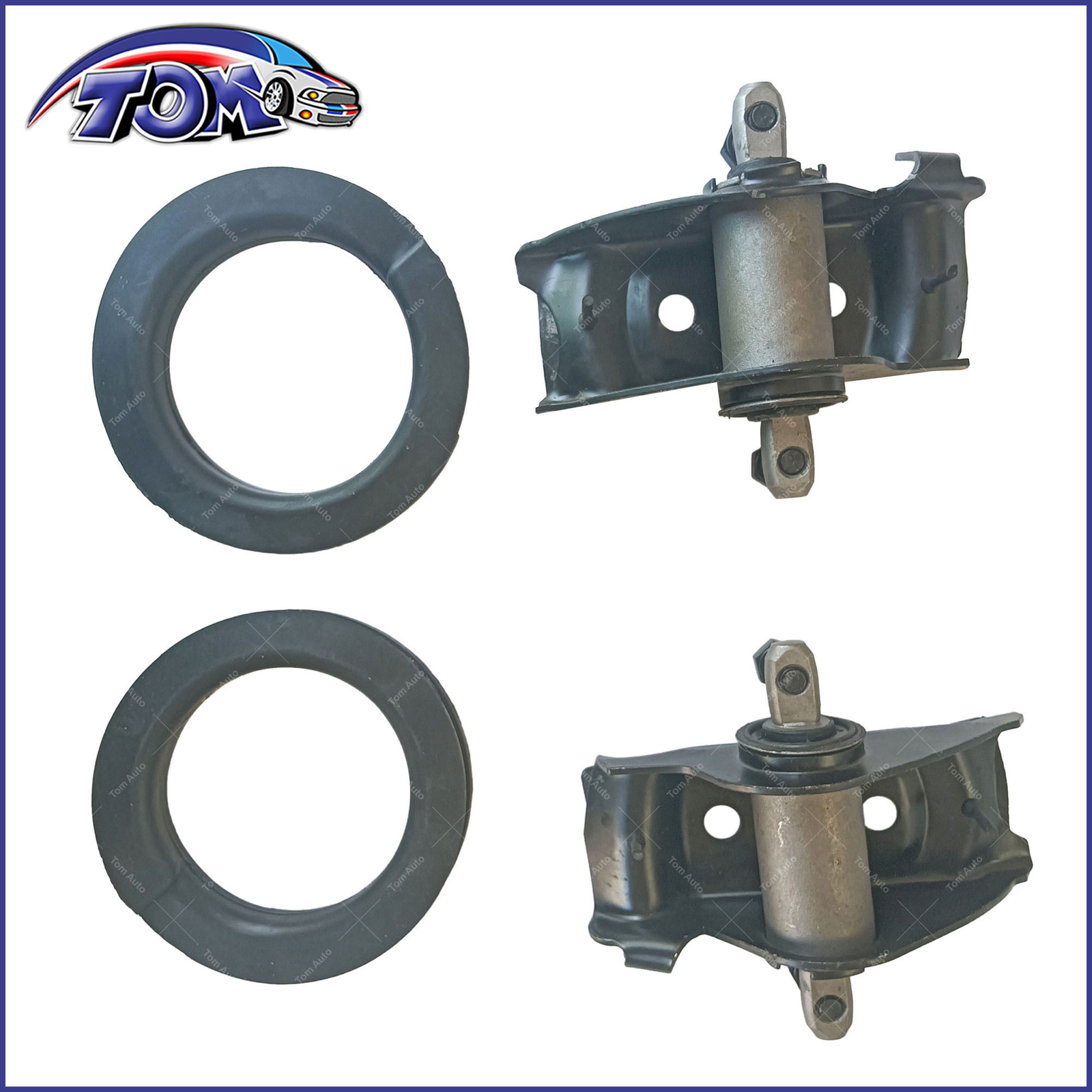 4Pc Spring Seat Saddles Coil Spring Perches Insulator Kit for Ford ...