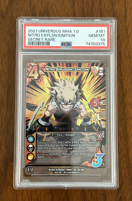 Universus: My Hero Academia Nitro Explosion: Ignition Secret Rare #181 ...