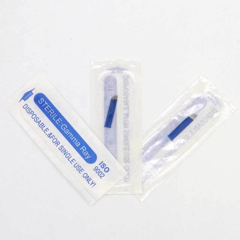 50× Microblading Blade Permanent Manual Makeup Embroidery Eyebrow ...