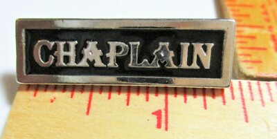 CHAPLAIN pin motorcycle preacher CMA collectible vintage old biker vest ...