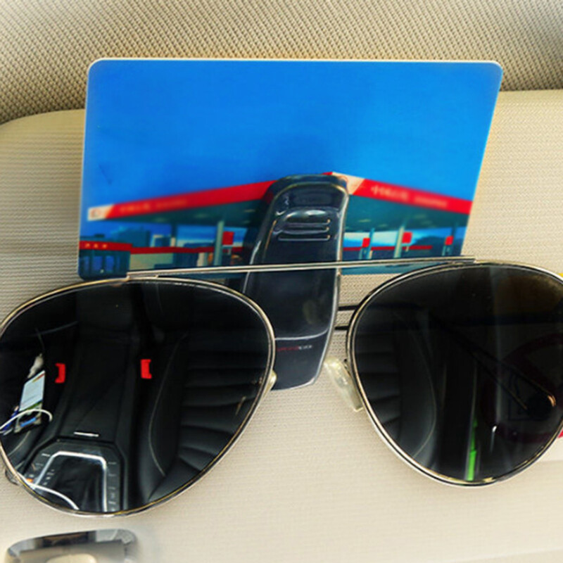 Auto Sun Visor Clip Holder Storage Mount for Sunglasses Glasses Car ...