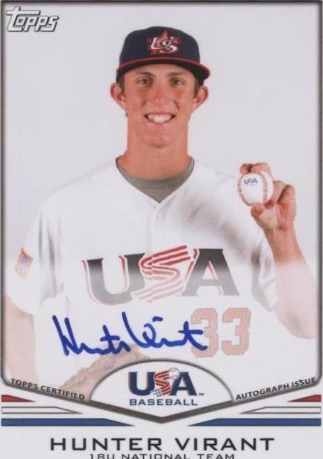 2011 Topps USA Baseball Team - Autographs Hunter Virant #USA-A66 (AU ...