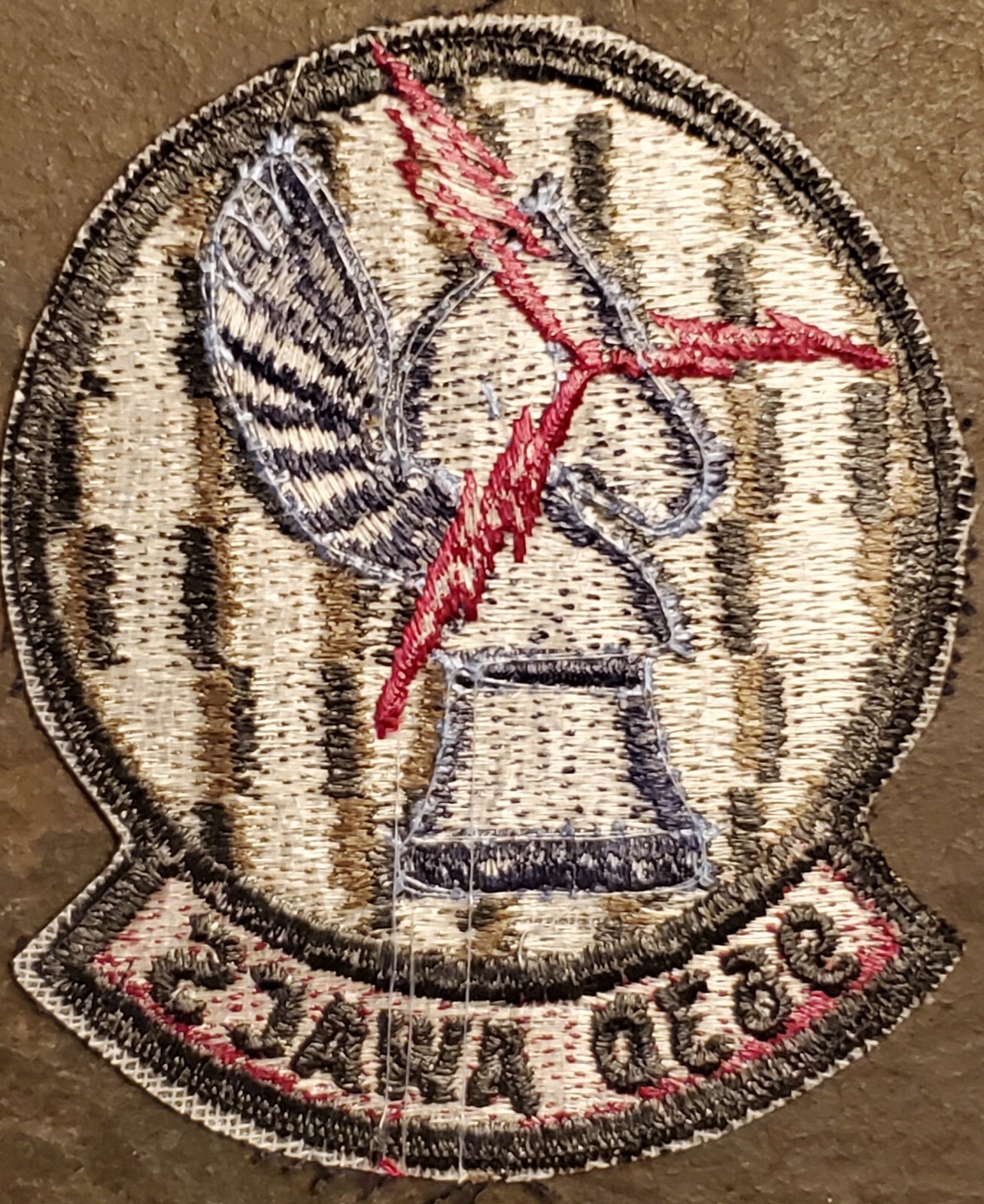 USAF MILITARY PATCH US AIR FORCE 963rd AWACS SUBDUED AIRBORNE WARNING ...