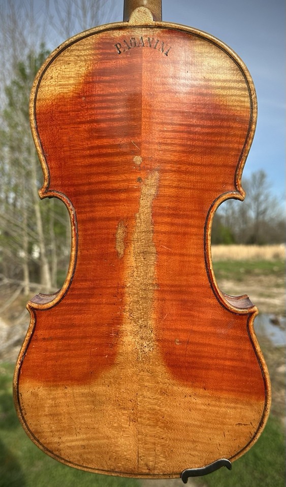 Old Violin Stamped “Paganini” *Beautiful Patina 4/4 | eBay