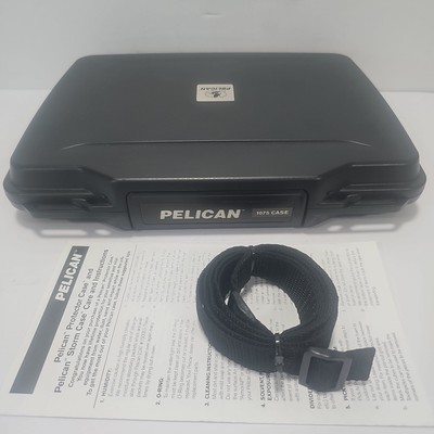 Pelican 1075 Hardback Case - Black - with Foam and Detachable Carry ...