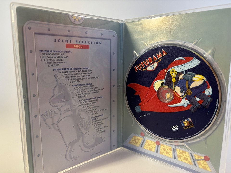 Futurama (DVD) Seasons 2, 3, 4 Lot Animated Matt Groening Comedy Series ...