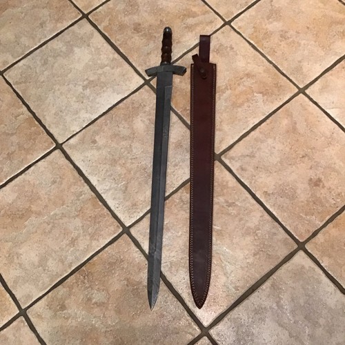 Hand Forged Damascus Steel - Viking Sword Dane - Battle Ready Medieval ...