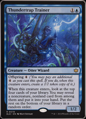 MTG - Bloomburrow - Thundertrap Trainer - Regular | eBay
