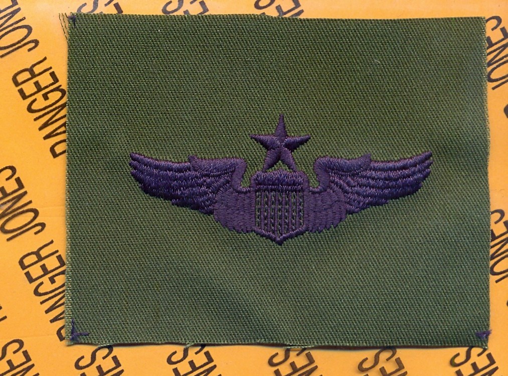 USAF Air Force Senior Pilot Aviation wing cloth patch | eBay