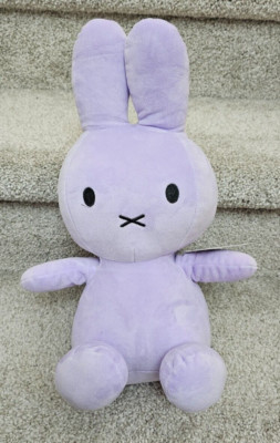 Miffy Plush Toy 14 inch sitting bunny by Dick Bruna - Purple | eBay