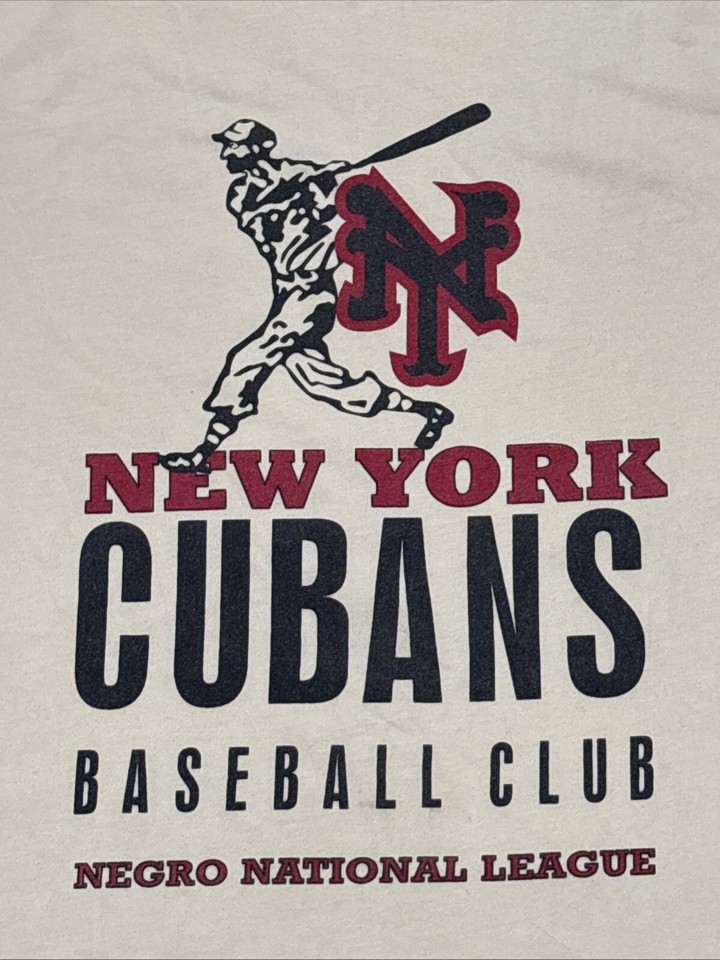 Vintage New York Cubans Negro League baseball t shirt XXXL 3XL Made USA ...