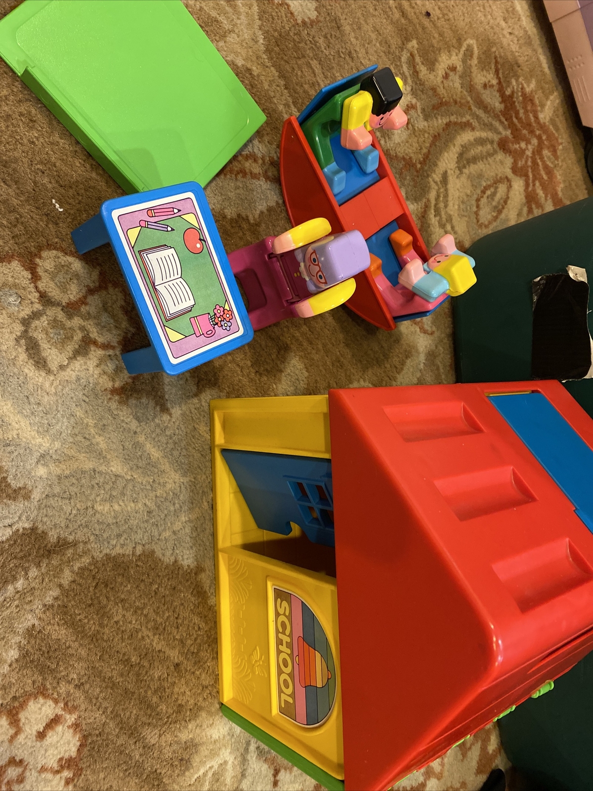 Vintage Mattel Double Dooz Playground School Play set 1985 Missing ...