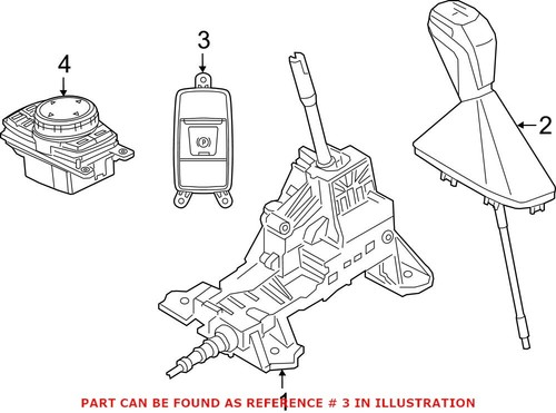 Genuine OEM Electronic Parking Brake Control Switch for BMW 61319877887 ...