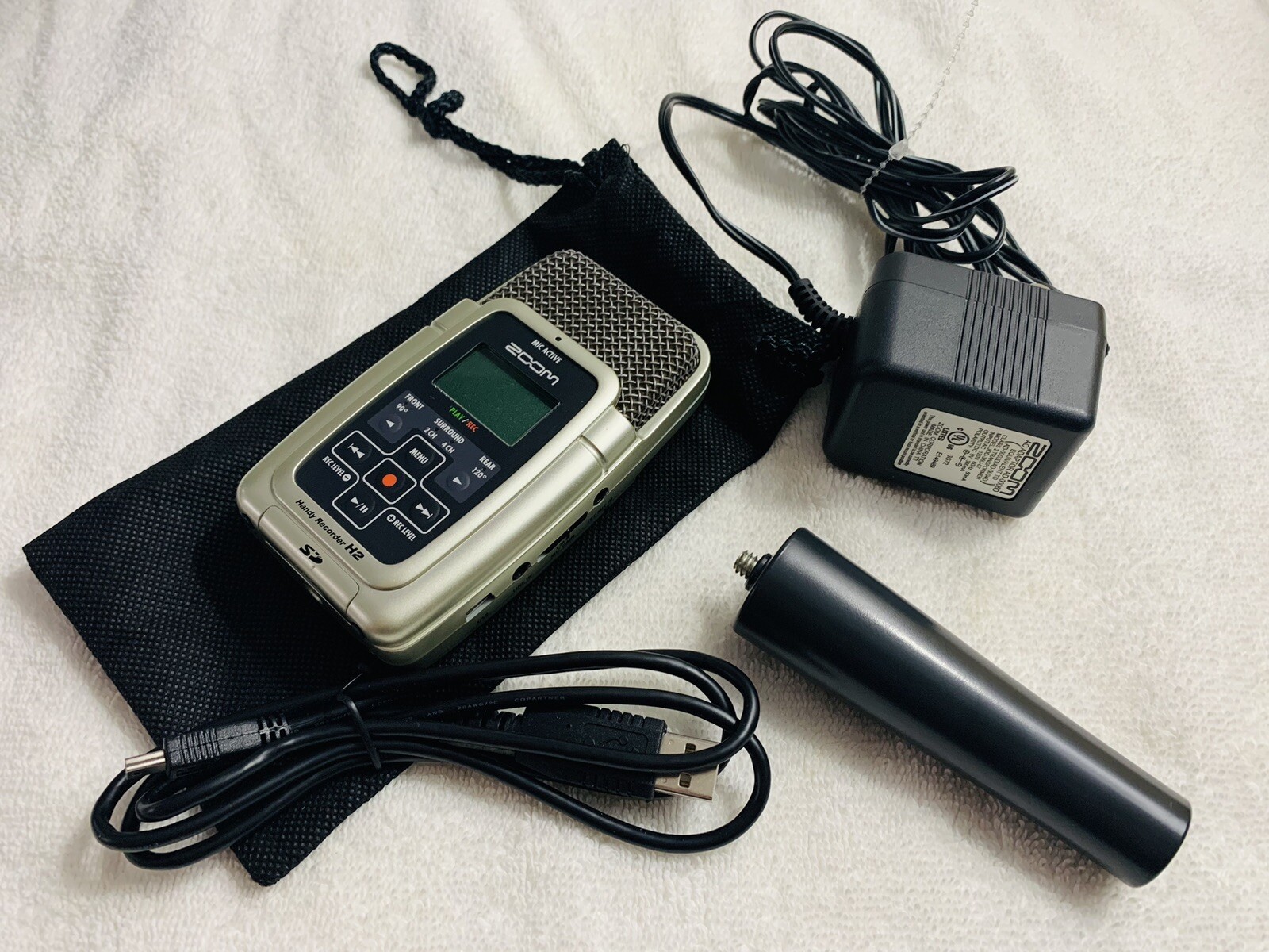 ZOOM Handy Recorder H2 Handheld Digital Recorder MP3/WAV Tested + Works ...