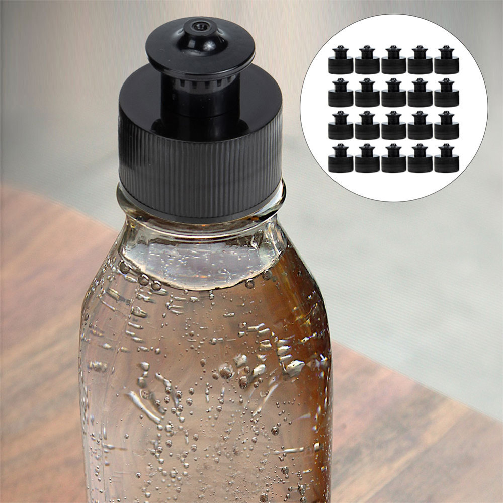 10Pcs Push Pull Bottle Caps Sports Drinking Bottles Sealing Water ...