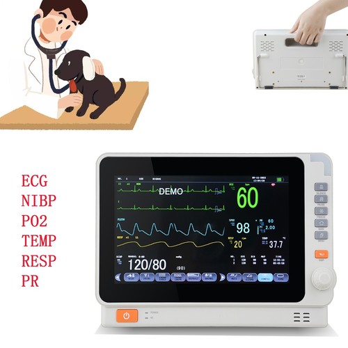 Carejoy VET Veterinary US Patient Monitor Vital Signs-ECG NIBP RESP ...