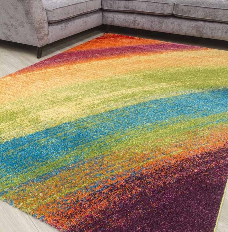Best Price Bright Modern Vibrant Coloured Thick Luxurious Floor Rugs ...