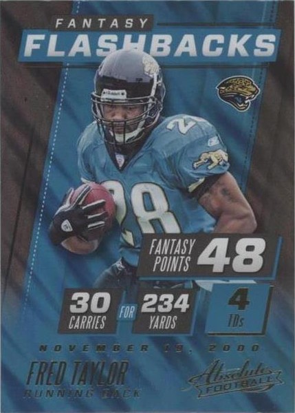 2017 Panini Absolute - Fantasy Flashbacks Retail #8 Fred Taylor for ...