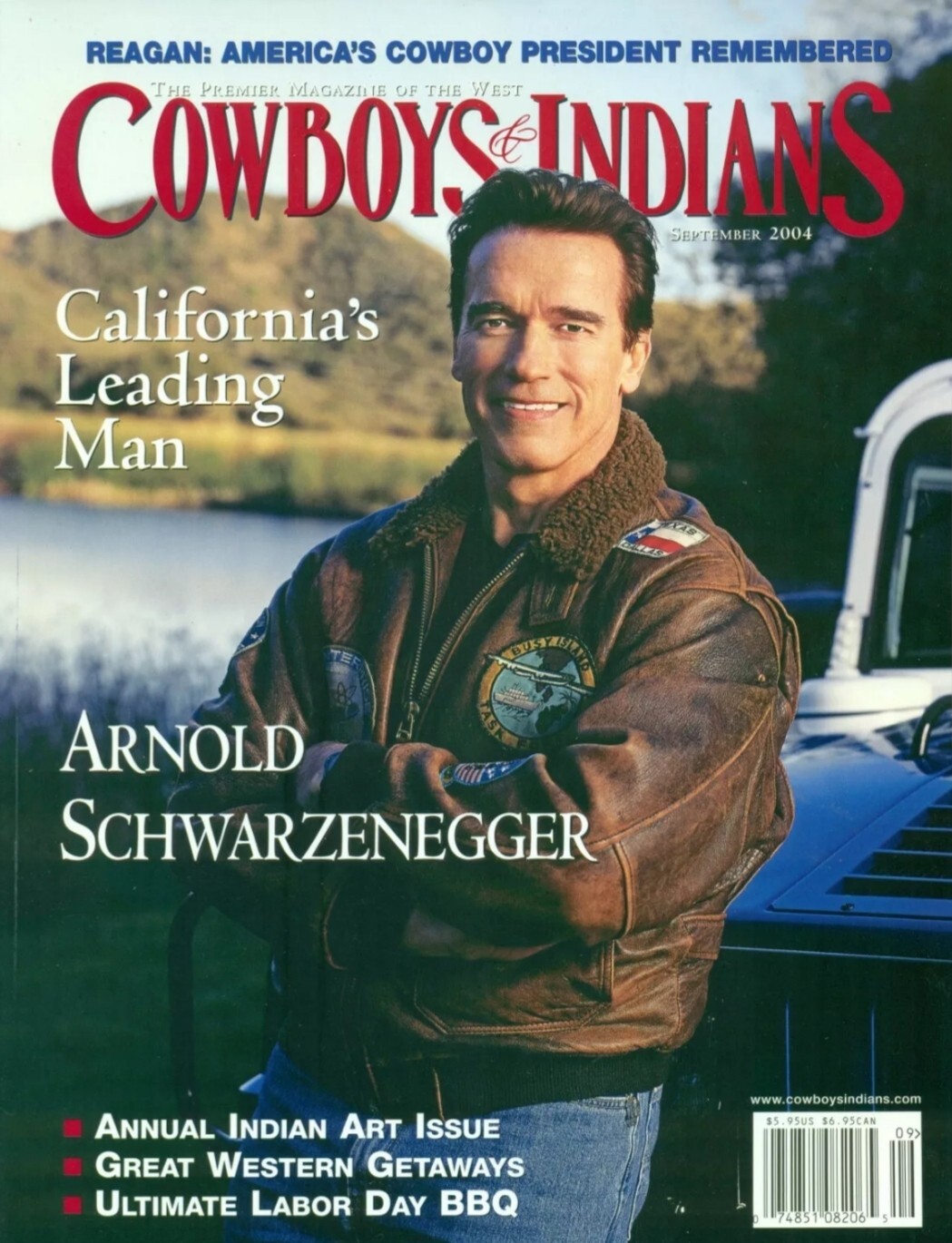 Cowboys & Indians Magazine, September 2004 - ARNOLD SCHWARZENEGGER (New ...