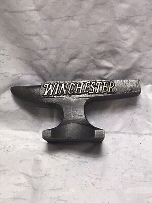 Winchester Rifles Anvil Paperweight Cast Iron Blacksmith | eBay