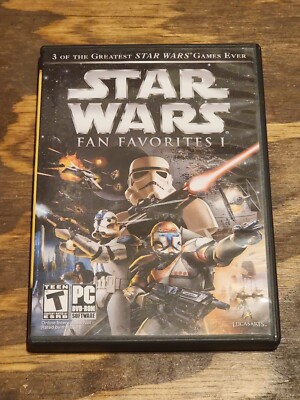 Star Wars Fan Favorites I (PC, 2010) Commando, Battlefront 1 & 2 ...
