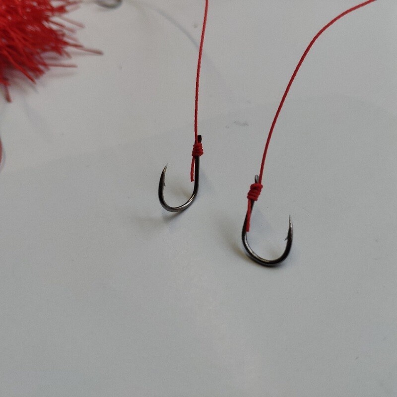 50pcs Carp Fishing Wire Trace Hook Rig Making Tackle Trout Pike Sea 8 ...