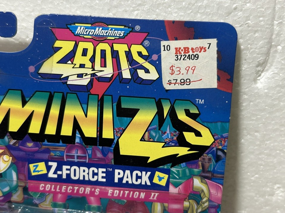 Z Bots Mini Z’s 1997 Z-Force Pack Collectors Edition 2 Sealed! | eBay