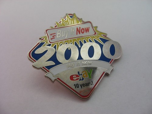 eBay 2000 Buy It Now! 10 Year Celebration Pin | eBay