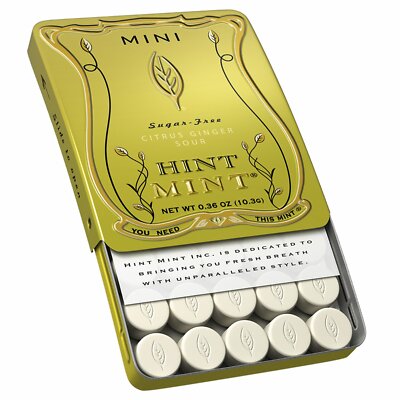 Hint Mint Classic Designer Mints, .81-Ounce Tin, Citrus Ginger Sour | eBay
