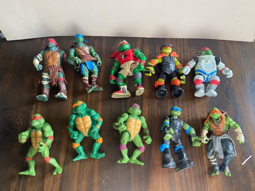Vintage Lot Of 10 TMNT Action Figures Teenage Mutant Ninja Turtles | eBay