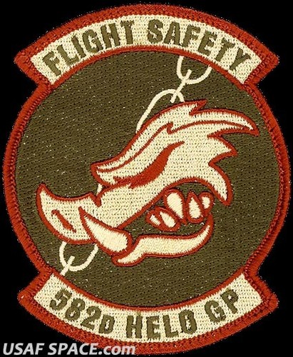 USAF 582ND HELICOPTER GROUP - FLIGHT SAFETY - ORIGINAL AIR FORCE VEL ...